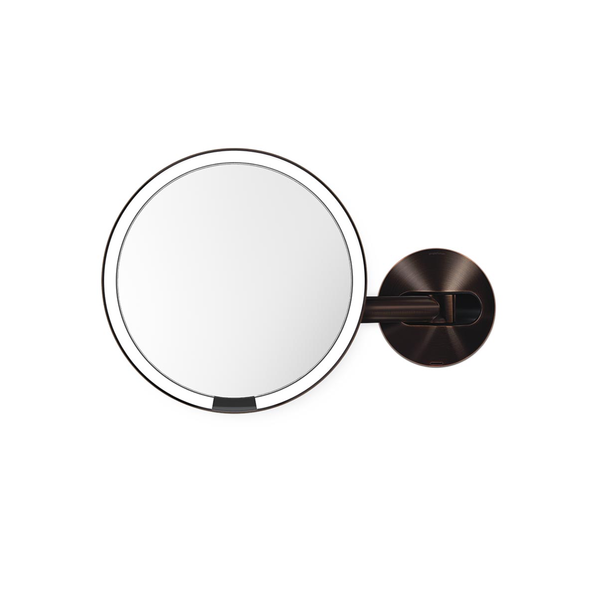 rechargeable wall mount sensor mirror - simplehuman