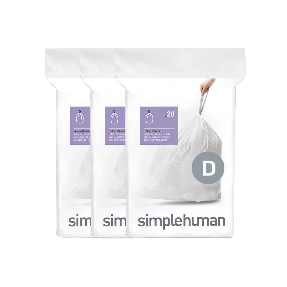 simplehuman code D custom fit liners