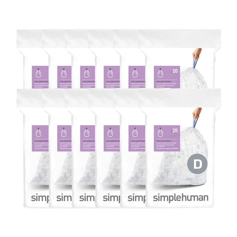 simplehuman code D custom fit liners