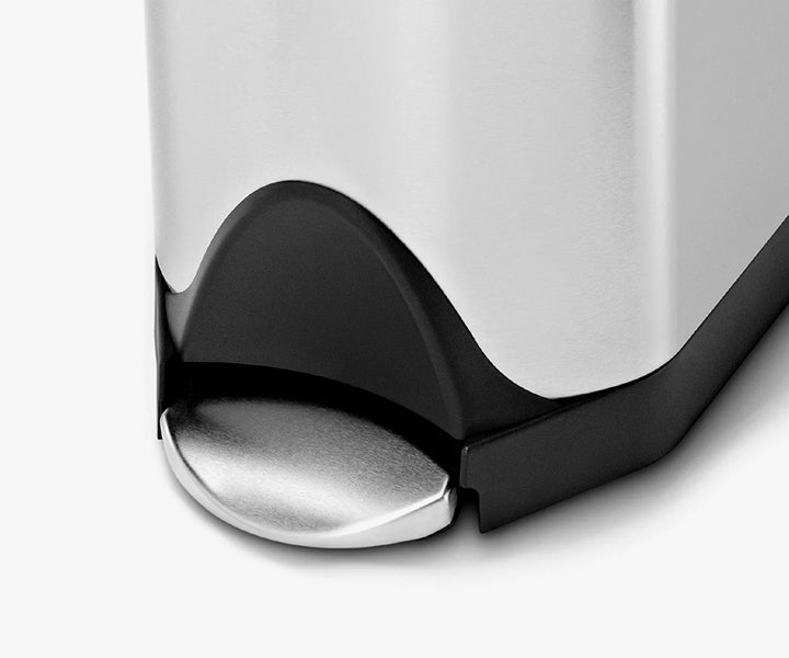 40L dual compartment butterfly step can - simplehuman