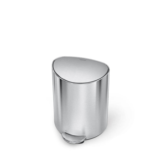 6L semi-round step can - simplehuman