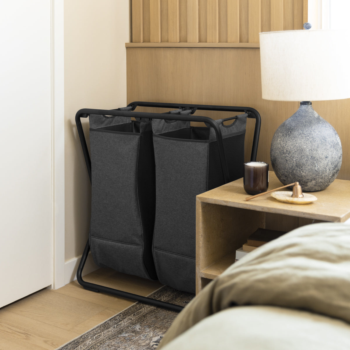 simplehuman double x-frame hamper
