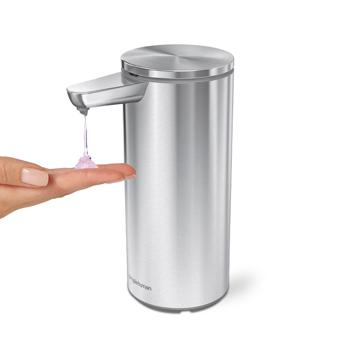 rechargeable liquid soap sensor pump - simplehuman