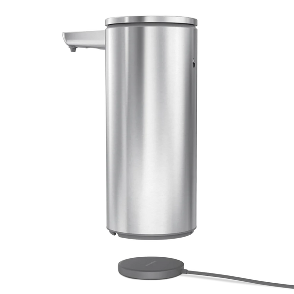 rechargeable liquid soap sensor pump - simplehuman