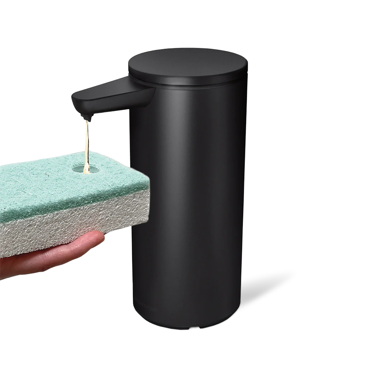rechargeable liquid soap sensor pump - simplehuman