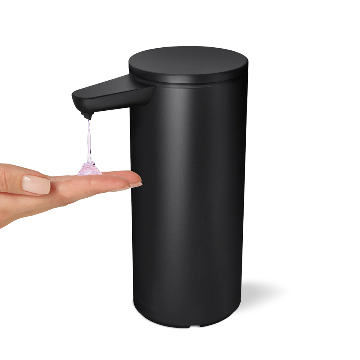 rechargeable liquid soap sensor pump - simplehuman
