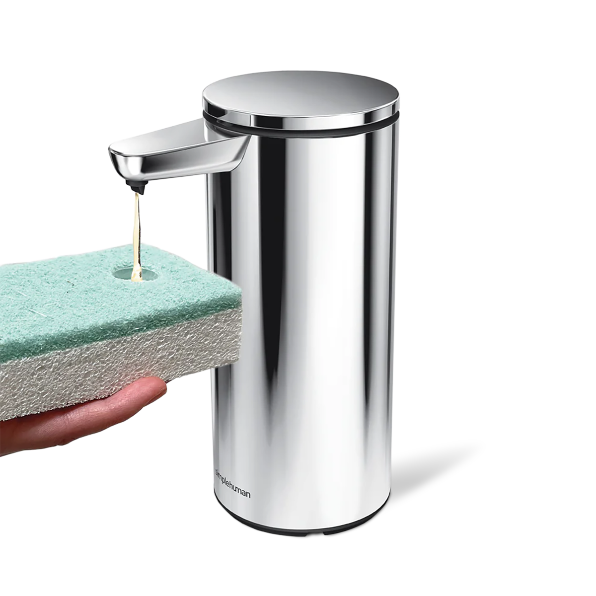 rechargeable liquid soap sensor pump - simplehuman
