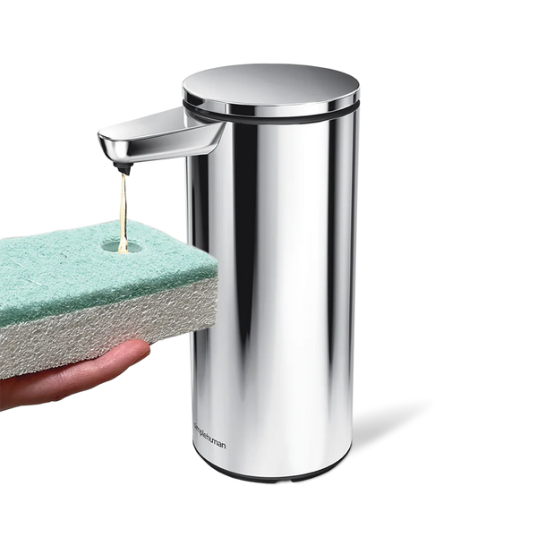 rechargeable liquid soap sensor pump - simplehuman