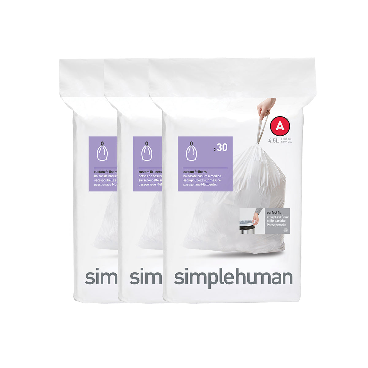 Code A Custom Fit Liners - Simplehuman