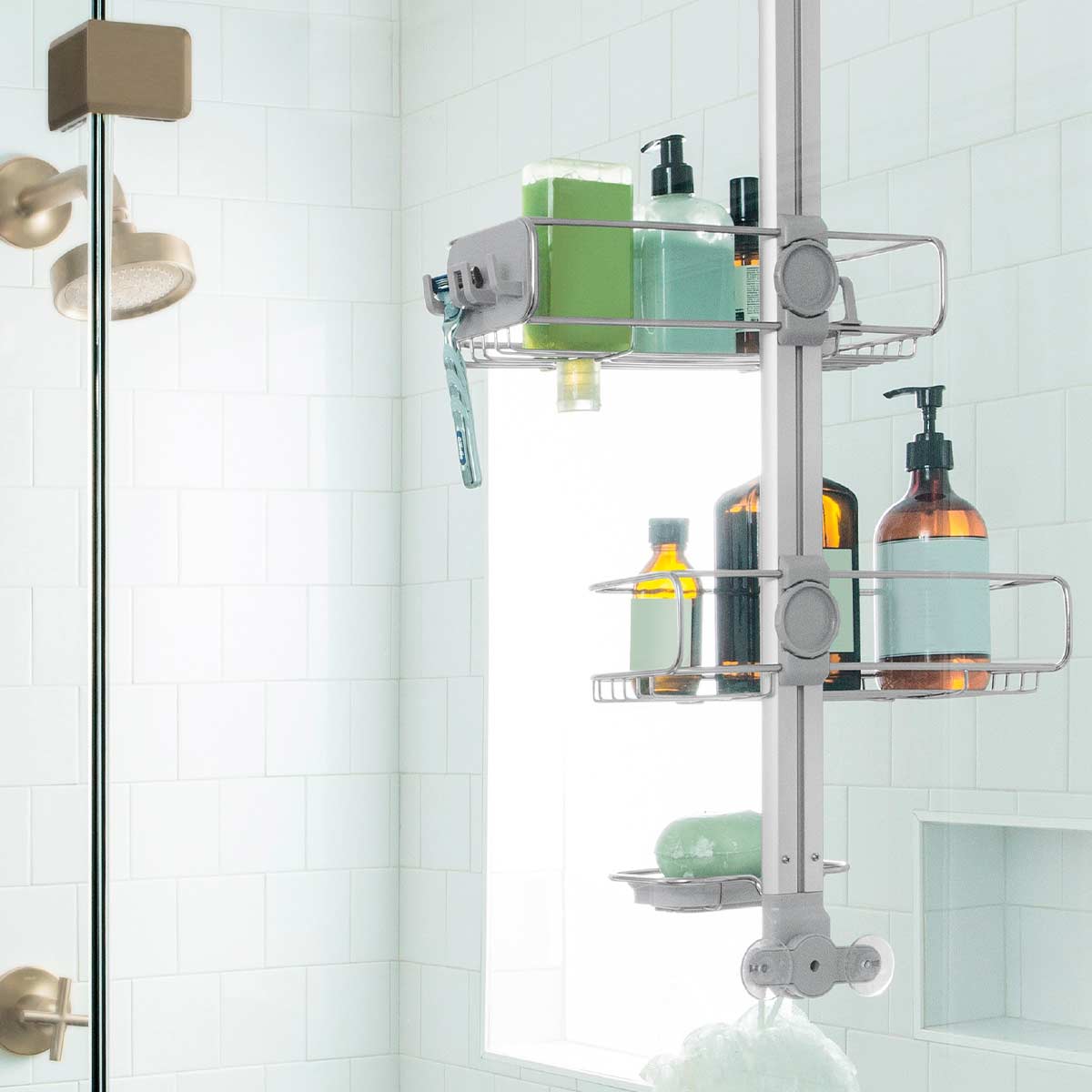 adjustable shower caddy - simplehuman