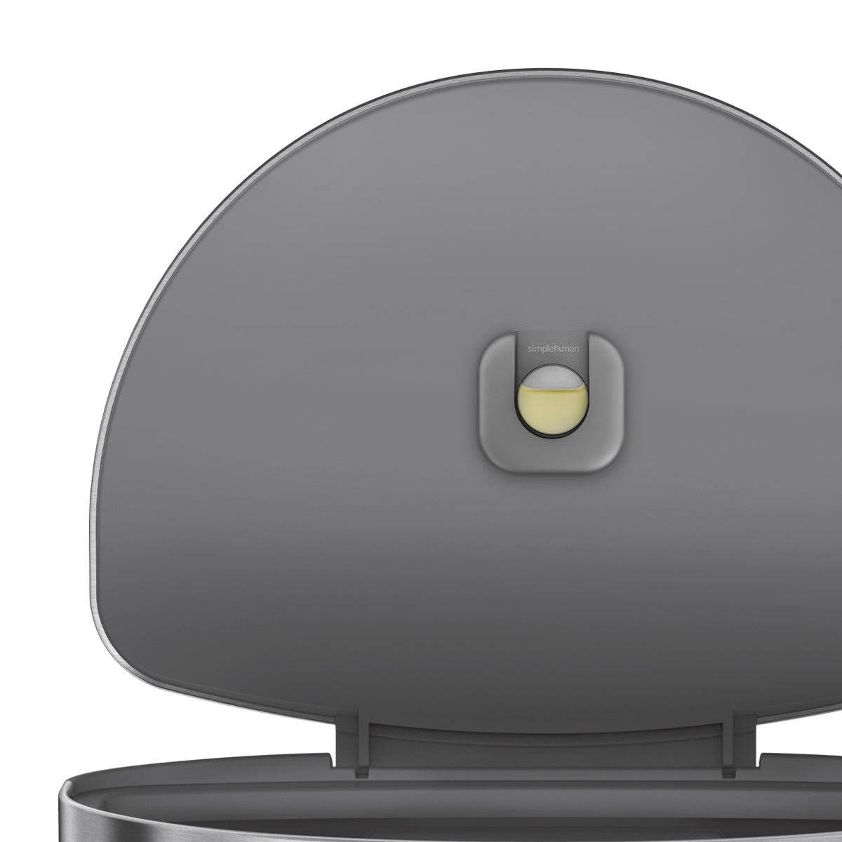 60L semi-round step can with liner rim - simplehuman