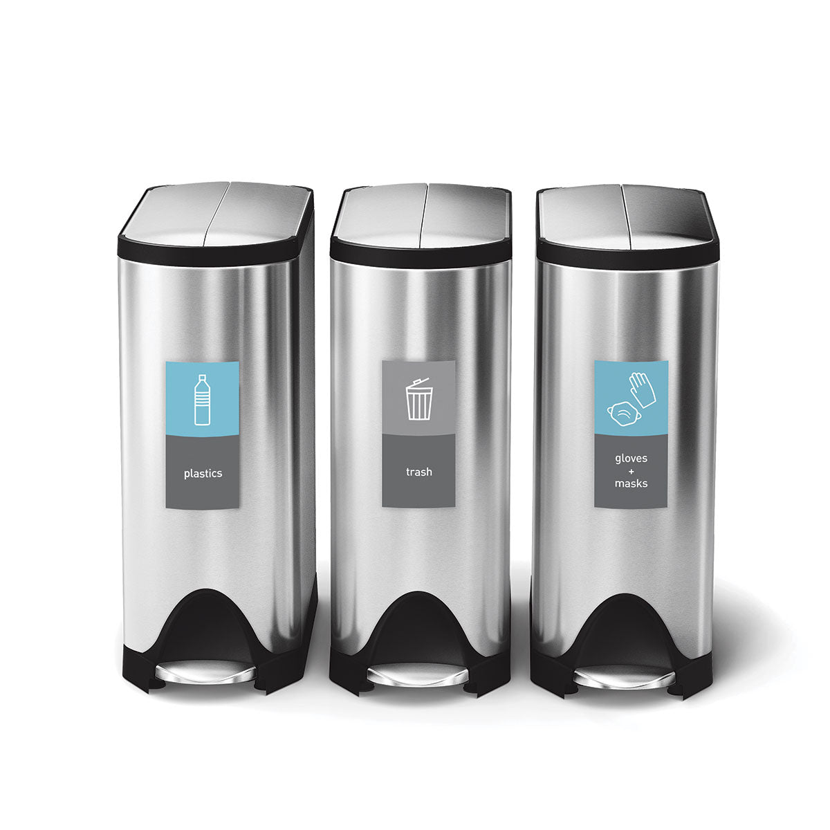 magnetic sorting label - simplehuman