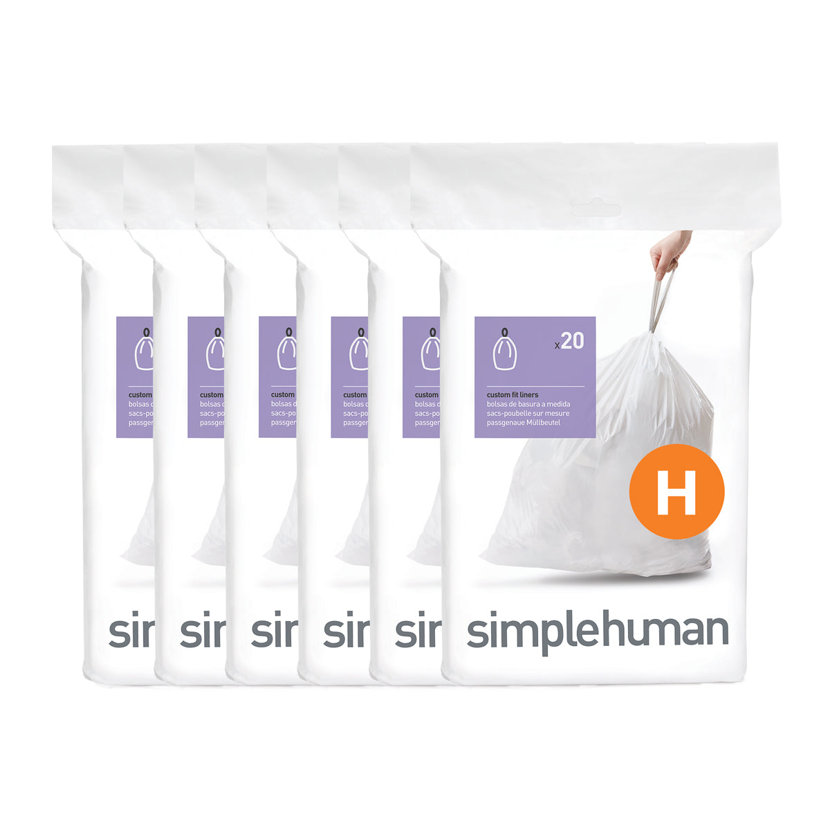 Code H Custom Fit Liners - Simplehuman